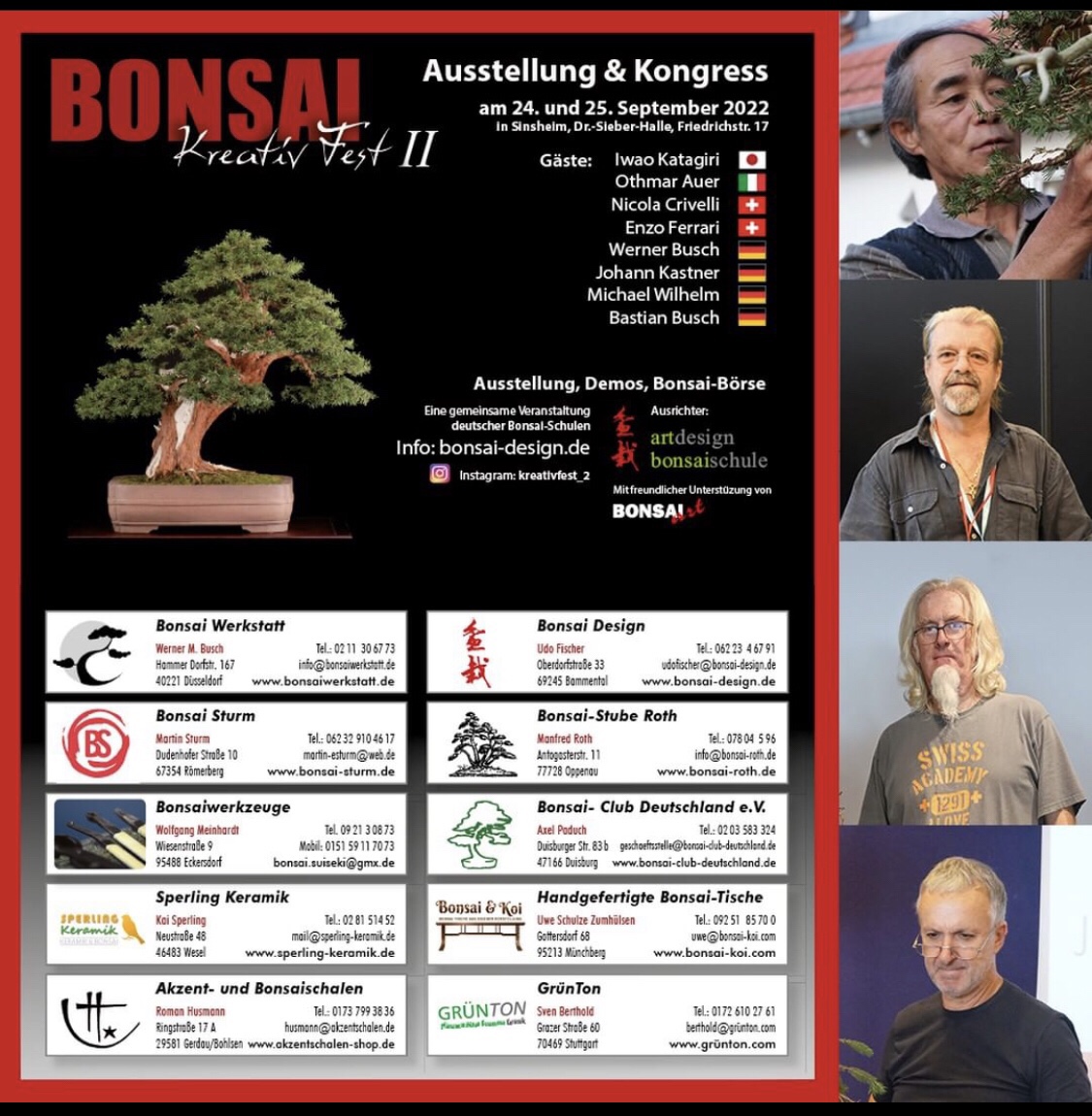 I miei bonsai al Bonsai Kreativ Fest II 2032 | Kitora no do
